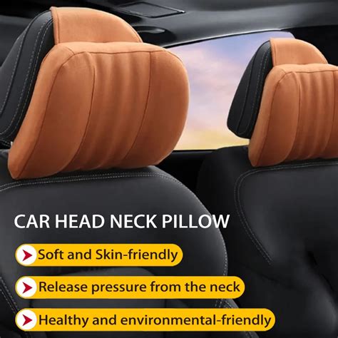 Almohada Para Reposacabezas De Coche Reposacabezas De Espuma Viscoel Stica Para Asiento De Coche