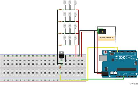 How Do I Power An Arduino UNO LEDs On Same V External Power Without Vin Motors Mechanics