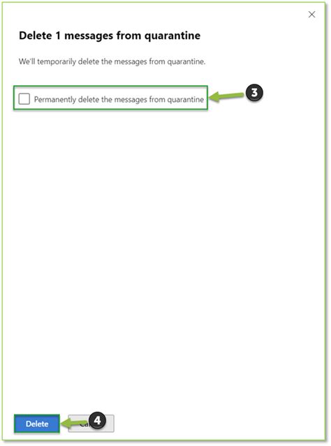 Defender For Email Quarantine Delete Action