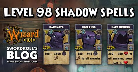 Wizard101 Level 98 Shadow Spell Guide And Analysis Swordrolls Blog