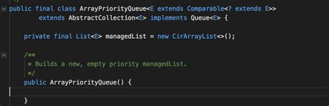 Solved Need Some Help Building An Empty Priority Managed Chegg