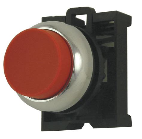 EATON Red 22 Mm Mounting Size Extended Push Button 30XE04 M22M DRH R Grainger