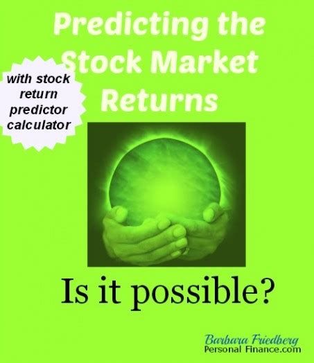 Predicting Stock Returns For Fun And Profit