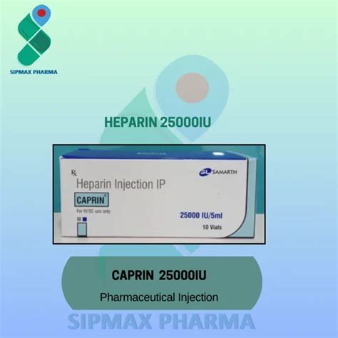 Heparin 25000 Iu 5 Ml At ₹ 154 Piece Heped 25 In Vadodara Id 2853441491673
