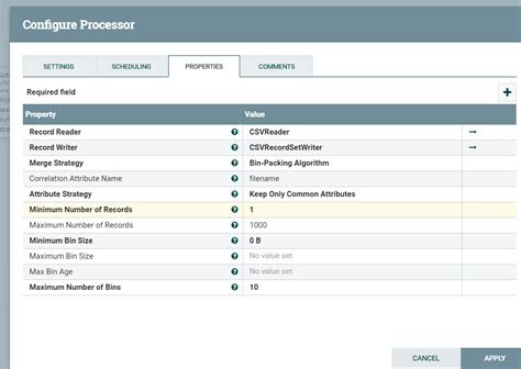 solved how to merge multiple csv coming through flowfiles