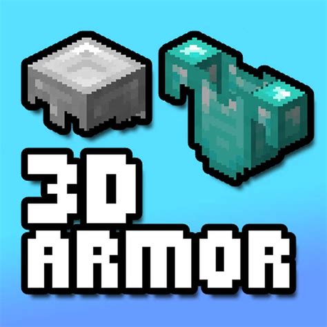 3d Armor Items Minecraft Texture Pack