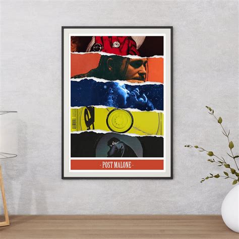 Post Malone Poster Minimalist Album Cover Poster Designed And Sold By