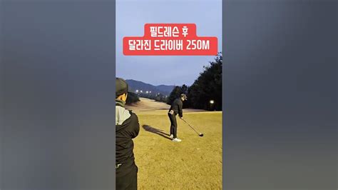 필드레슨 후 드라이버 똑바로 250m😱 박상이프로 필드레슨 골프 드라이버샷 드라이버레슨 골프레슨 골프잘치는방법