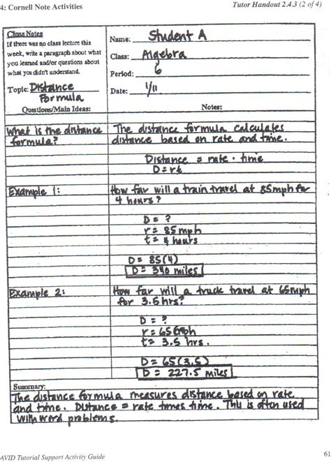 Método Cornell Para Tomar Apuntes