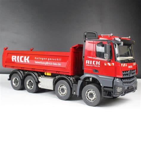 Lxy Rc 8×8 Dump Truck 114 Hydraulic Rc Truck Transport Truck Engineering Model Furyrc