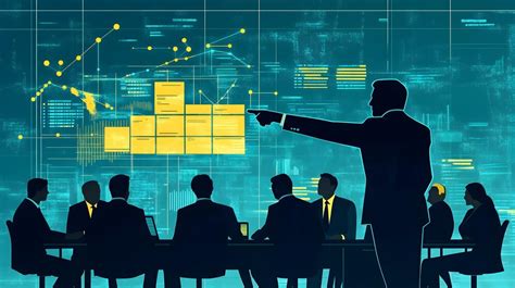 Business Presentation Data Analysis Graph Meeting Premium Ai Generated Image