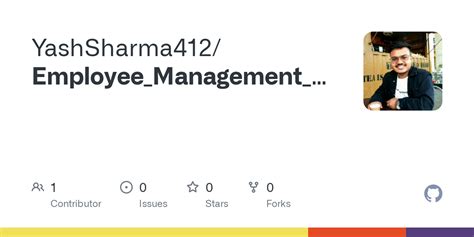Github Yashsharma Employee Management System