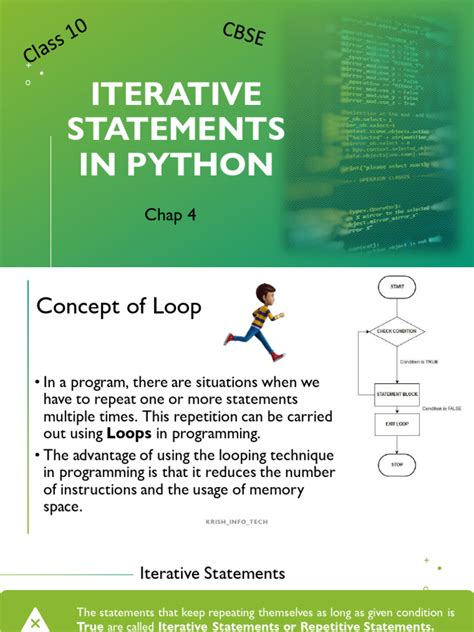 iterative statements in python pdf
