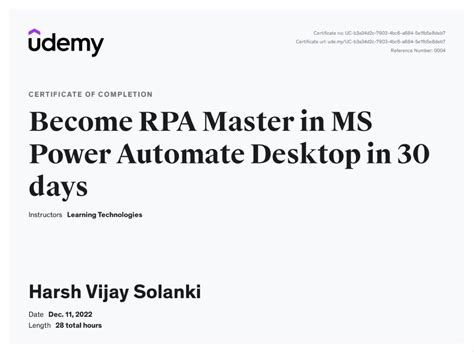 Harsh Solanki On Linkedin Successfully Completed Ms Power Automate
