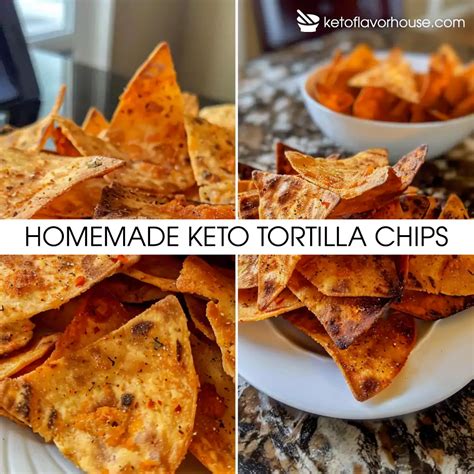 Homemade Keto Tortilla Chips Keto Easy Recipes