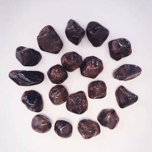 Raw Red Garnet Tumbled Stones Polished Crystals Raw Almandine Garnet