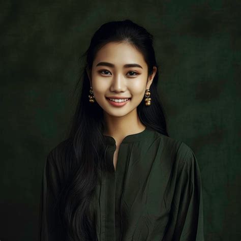 Premium Ai Image Cute And Pretty Asian Girl With Lovely Expression