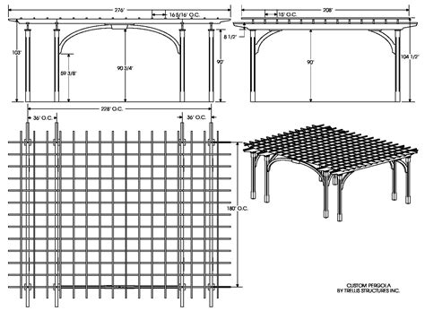 Custom Cad Models And Designs Trellis Structures