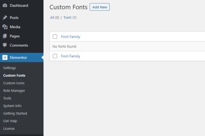 How To Add Custom Fonts To Your WordPress Website Elementor