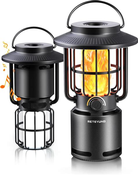Amazon Com Outdoor Bluetooth Speakers Led Flame Light Speaker For Men Women Fathers Wireless