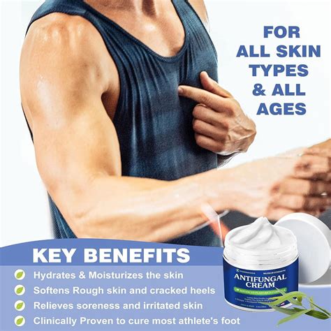 Tea Tree Oil Antifungal Cream Athletes Foot Jock Itch Ringworm