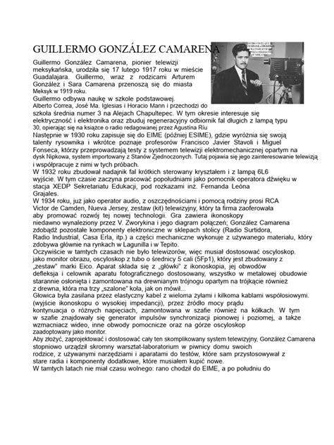 Guillermo GonzÁlez Camarena Pdf