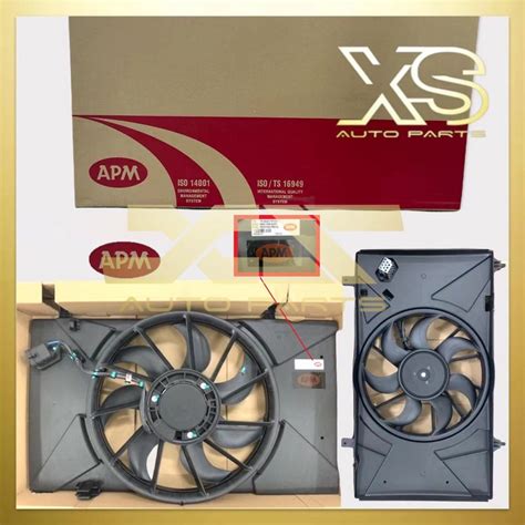 Original Apm Proton Preve Radiator Fan Motor Assembly Module Set