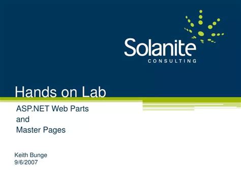 PPT Hands On Lab PowerPoint Presentation Free Download ID 2393366