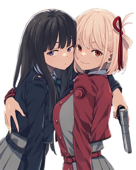 Chisato And Takina Render By Apriononurhakim On Deviantart