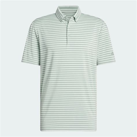 Adidas Ultimate Stripe Polo Mens Green Jf8999 Golf Stuff