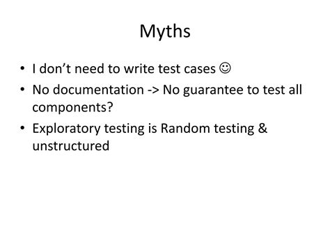 Exploratory Testing Ppt