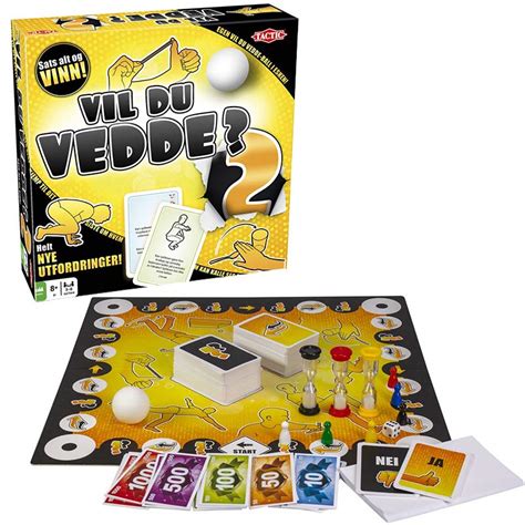 Vil Du Vedde 2 Familiespill Brettspill Med Nye Og Morsomme