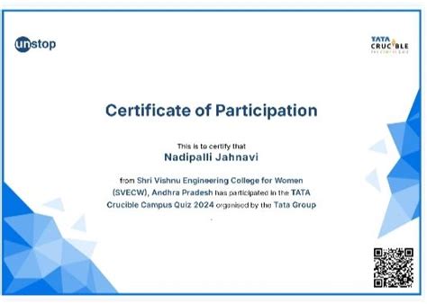 Tatacruciblecampusquiz Unstop Tatagroup Jahnavi Nadipalli