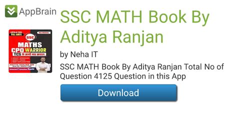 Ssc Math Book By Aditya Ranjan For Android Free App Download