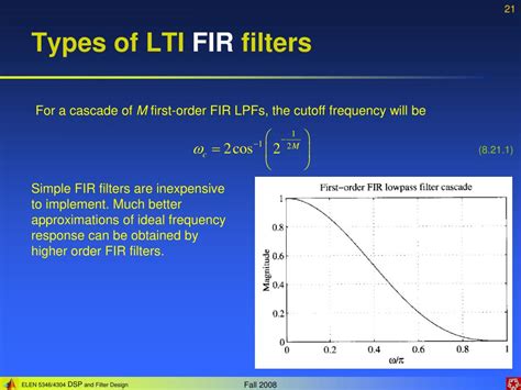 PPT Lecture 8 LTI Filter Types PowerPoint Presentation Free Download ID 4214353