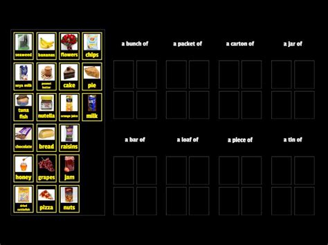P4 Unit 4 Quantifier Group Sort