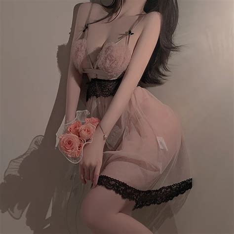 Sex Appeal Love Plush Pectoral Cup Hollow Out Perspective Netting Lace