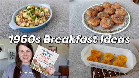 1960s Breakfast Ideas ☀️ Vintage Breakfast Recipes Youtube