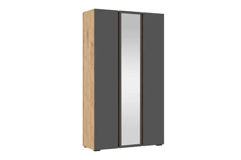 Шкаф для одежды Хелен ШК 02 3Д Дуб крафт графит Стендмебель Armada