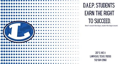 Lampasas Independent School District Disciplinary Alternative