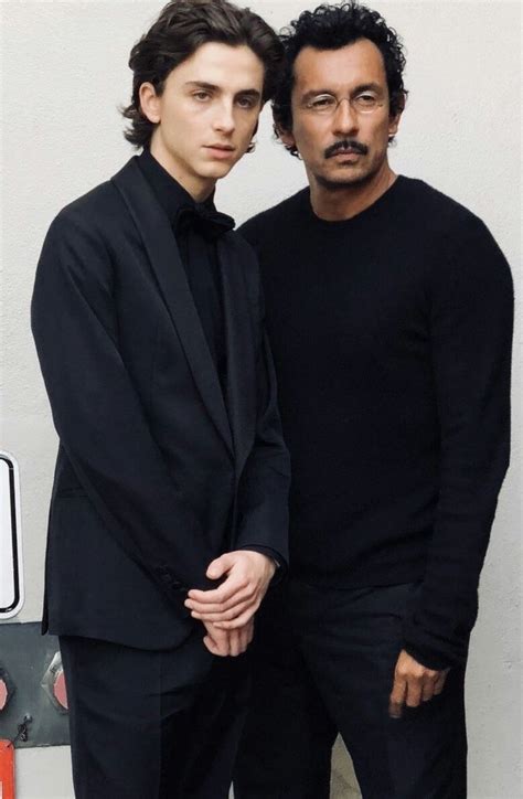 Timothée With His Favorite Designer Haider Ackermann Timothee