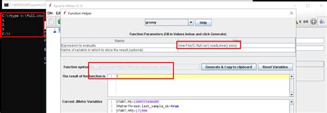 How To Count The No Of Lines In Csv File Using Groovy Function In Jmeter Stack Overflow
