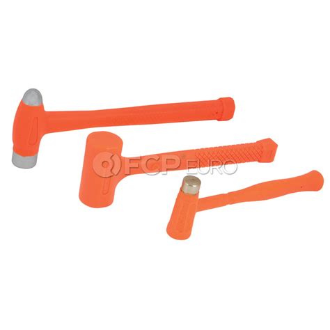 3 Piece Dead Blow Hammer Set Performance Tool M7234 Fcp Euro