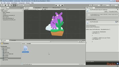 Getting Started Unity 2d Game Dev Creating Scripts
