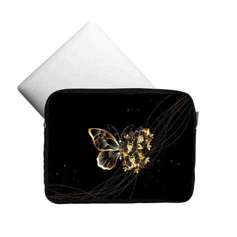 Capa Case Pasta Notebook Ate 133 Polegadas Borboleta Ouro Leroy Merlin