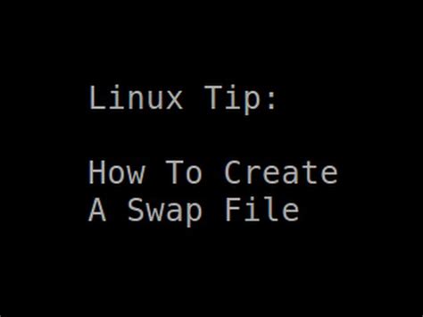 How To Create A Linux Swap File Jaipur Hosting Blog