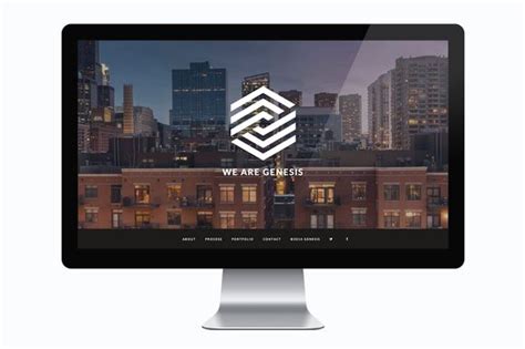 Genesis One Page Html Template Genesis One One Page Website Page