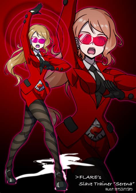 Kiga Furetaka Serena Pokemon Team Flare Admin Nintendo Pokemon