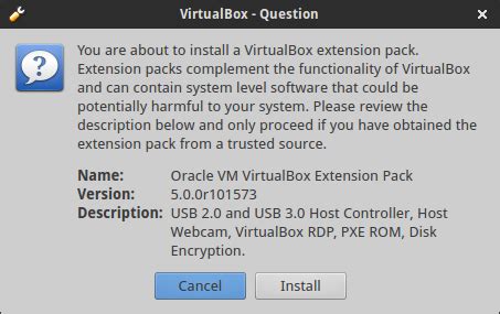 Oracle Vm Virtualbox Extension Pack Usb 2 0 Specificationken
