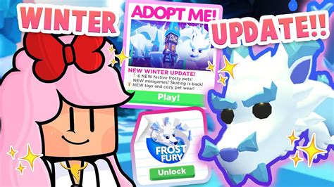 The Adopt Me Winter Update Is Here Buying The Frost Fury ️ Roblox